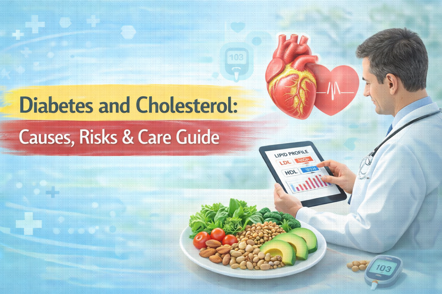 Diabetes and Cholesterol: Causes, Risks & Care Guide – Organic Gyaan