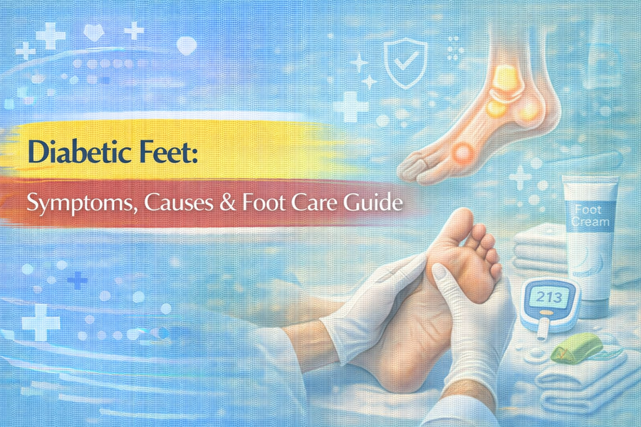 Diabetic Feet: Symptoms, Causes & Foot Care Guide – Organic Gyaan