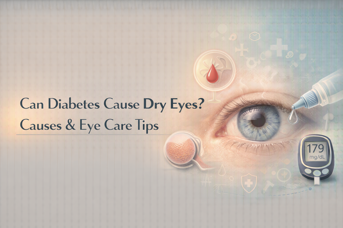 Can Diabetes Cause Dry Eyes? Causes & Eye Care Tips – Organic Gyaan