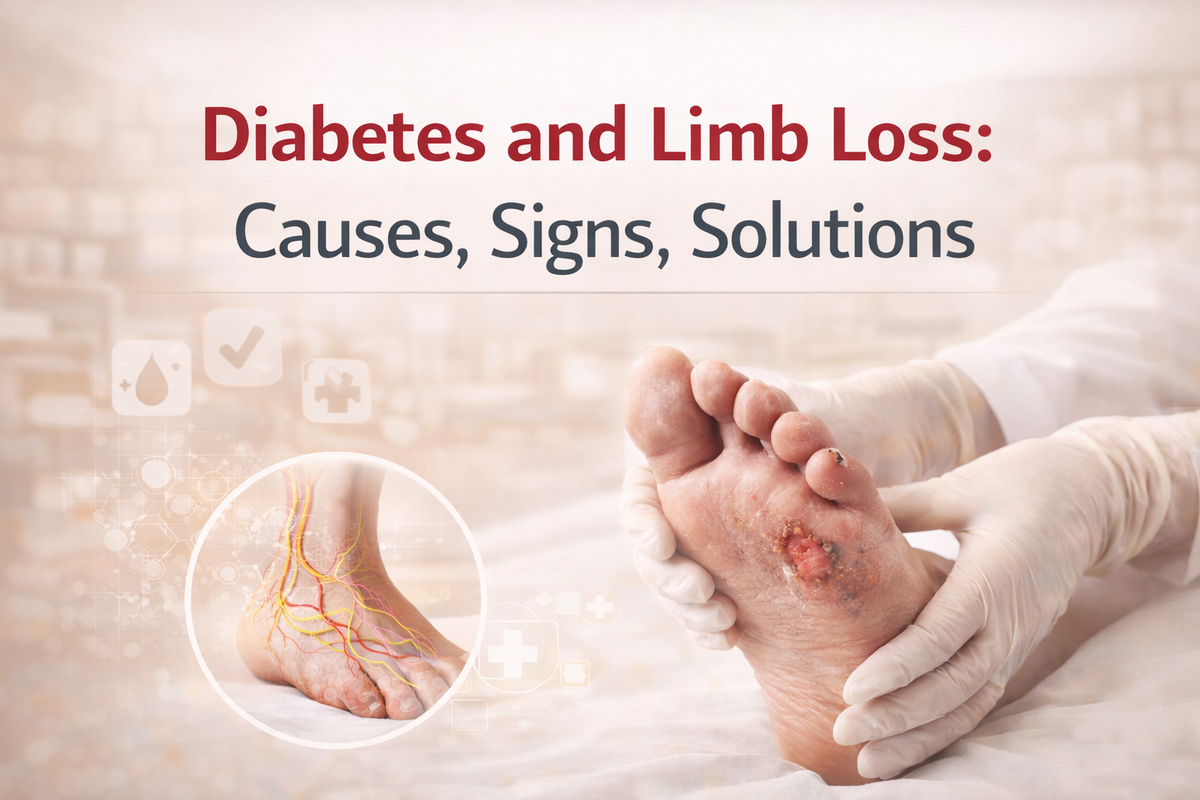 Diabetes and Limb Loss: Causes, Signs & Solutions – Organic Gyaan