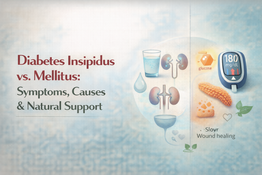 Diabetes Insipidus vs Mellitus: Key Symptoms & Causes – Organic Gyaan