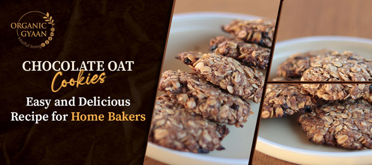 Easy Baked Chocolate Oatmeal Cookies Recipe – Organic Gyaan