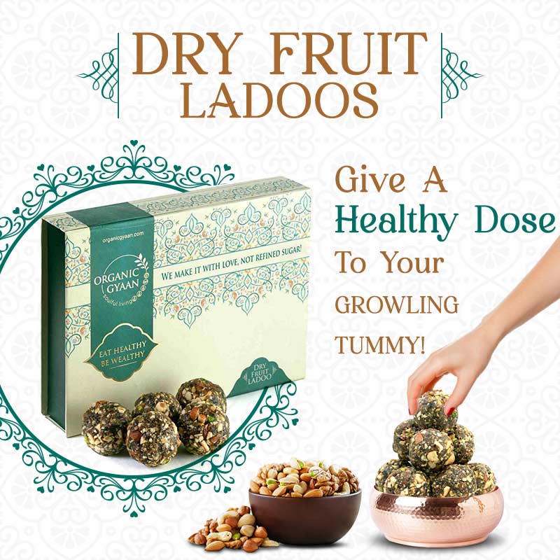 Buy Best Dry Fruit Laddu - A Nutty Delight | Organic Gyaan