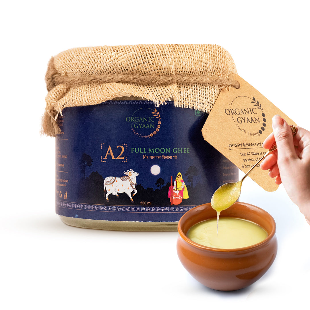 Buy Full Moon Ghee Online | Cultured Desi Ghee – Organic Gyaan