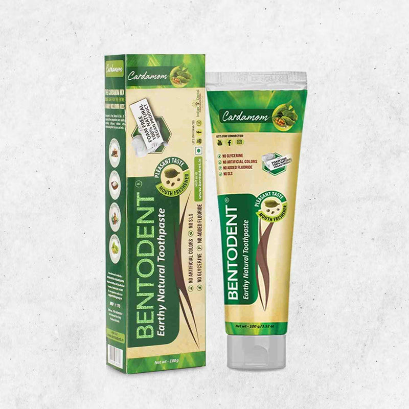 Buy Bentodent Cardamom Tooth Paste Online - Oral Care – Organic Gyaan