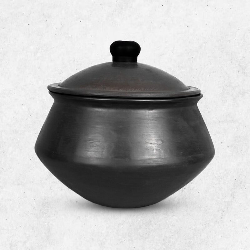 Buy Black Clay Pots for cooking (mud pot) – Organic Gyaan