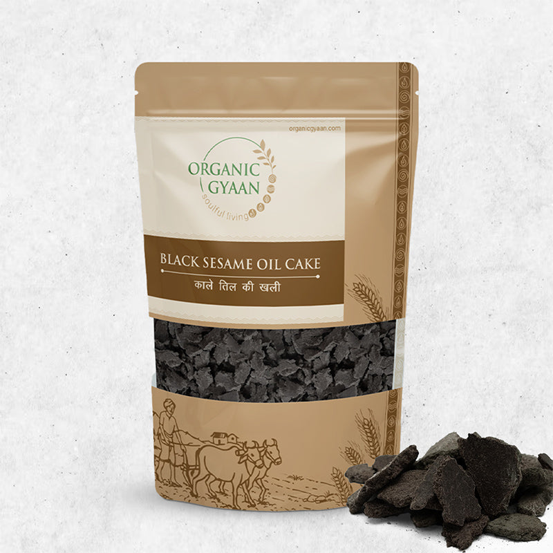 Buy Black Sesame Oil Cake : Soil Enrichment – Organic Gyaan