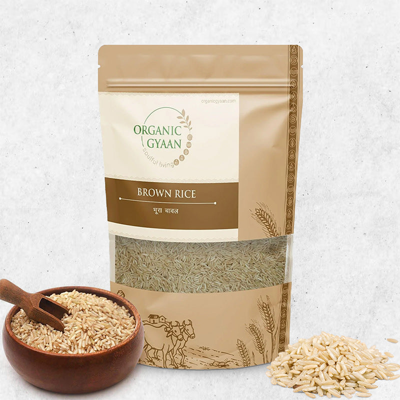 Buy Organic Brown Rice Online-Premium Quality – Organic Gyaan
