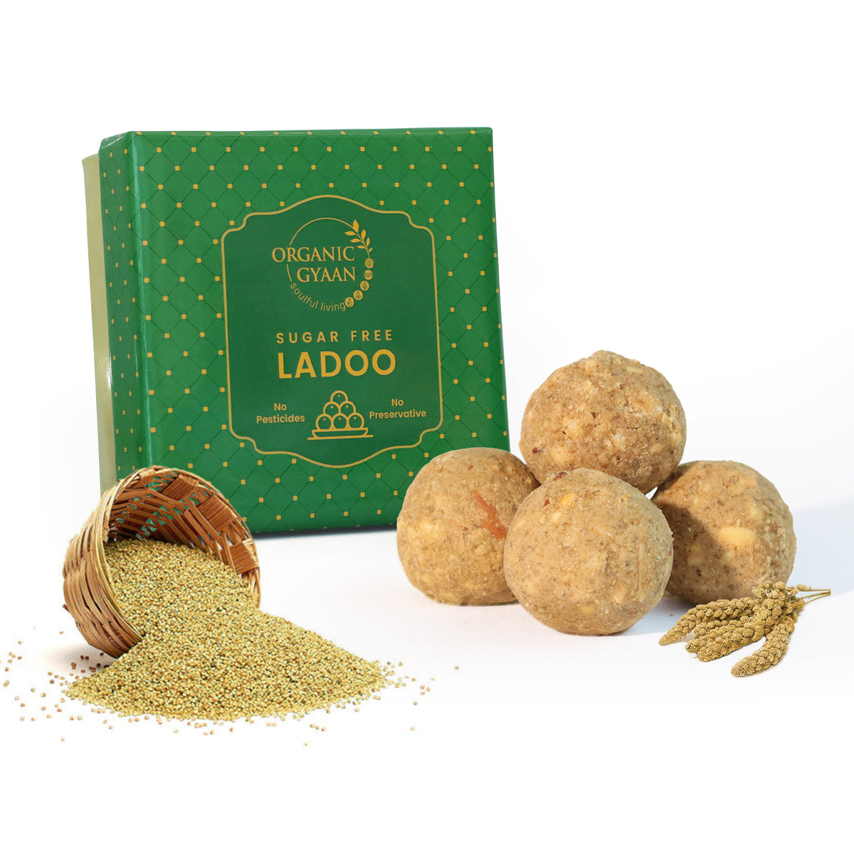 Browntop Millet Laddu | Nutritious Andu Korralu Laddu – Organic Gyaan