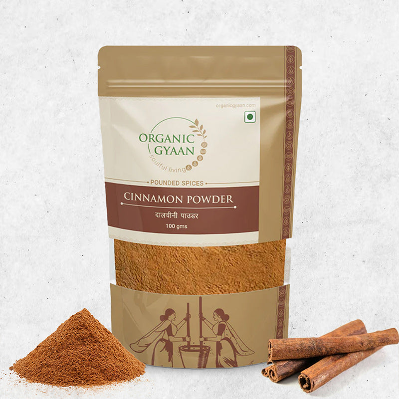 Buy Organic Dalchini/Cinnamon Powder Online – Organic Gyaan