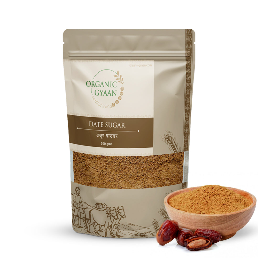 Buy Pure Date Sugar - Natural Sweetness | Organic Gyaan