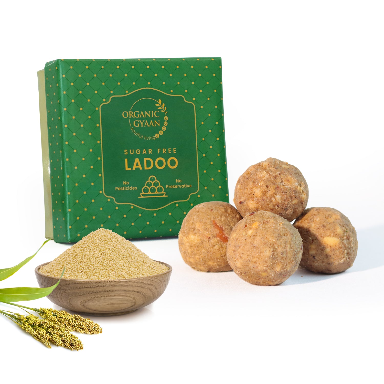Buy Foxtail Millet Ladoo, Thinai Laddu Online | Organic Gyaan