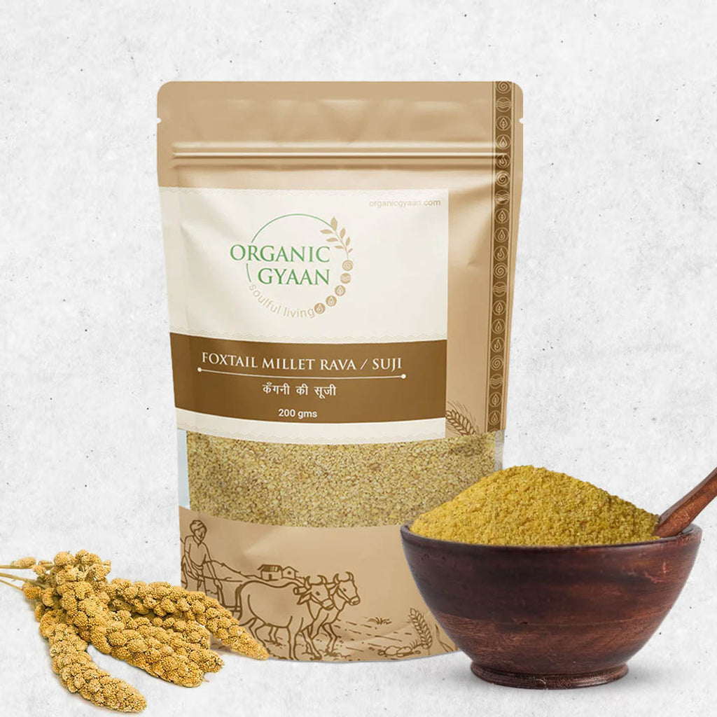 Buy Millet Rava(Suji) – The Wholesome Goodness |Organic Gyaan