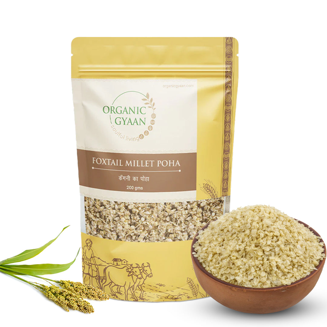 Buy Foxtail Millet Flakes (Poha): Nutritious & Tasty – Organic Gyaan