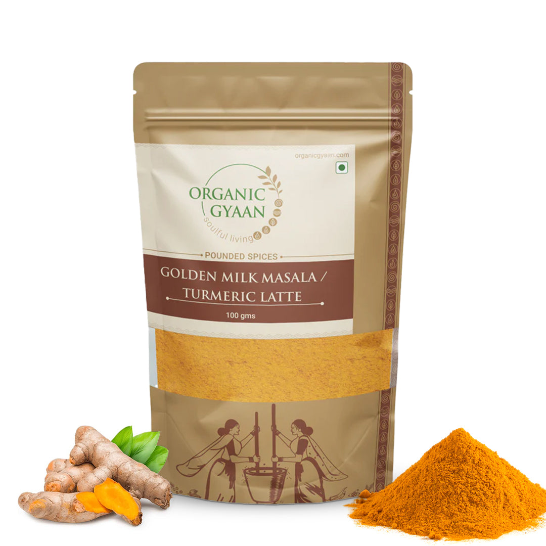 Buy Golden Milk Masala/Turmeric Latte Online – Organic Gyaan