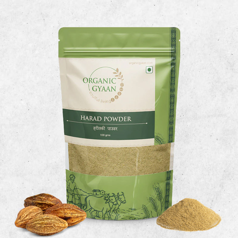 Buy Harad Powder - Herbal Powder for Wellness – Organic Gyaan