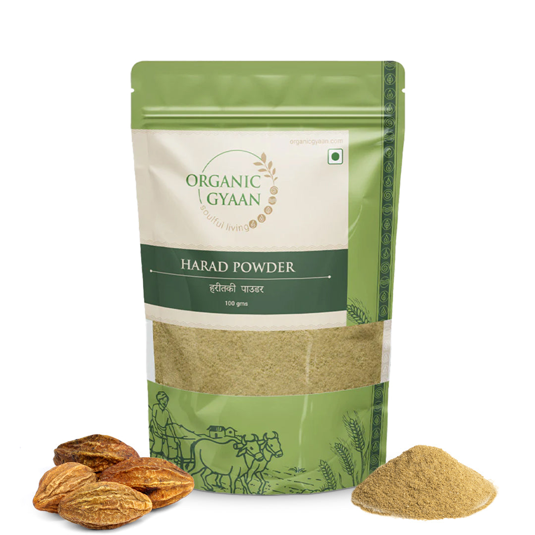 Buy Harad Powder - Herbal Powder for Wellness – Organic Gyaan