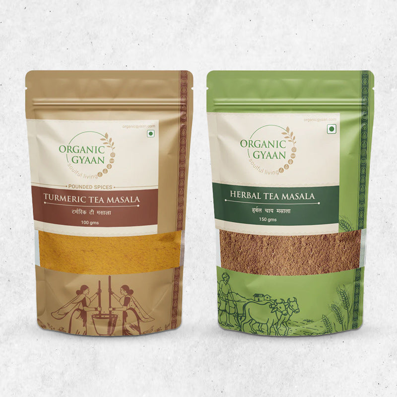 Buy Healthy Tea Combo: Boost Wellness Naturally – Organic Gyaan