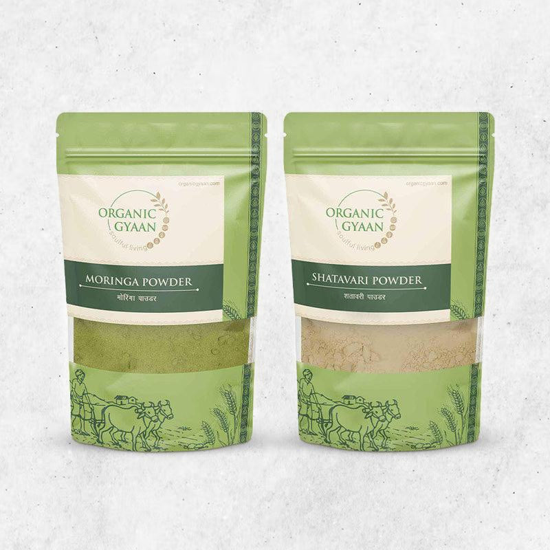 Buy Herbal Powder Combo - Natural Wellness Boost – Organic Gyaan