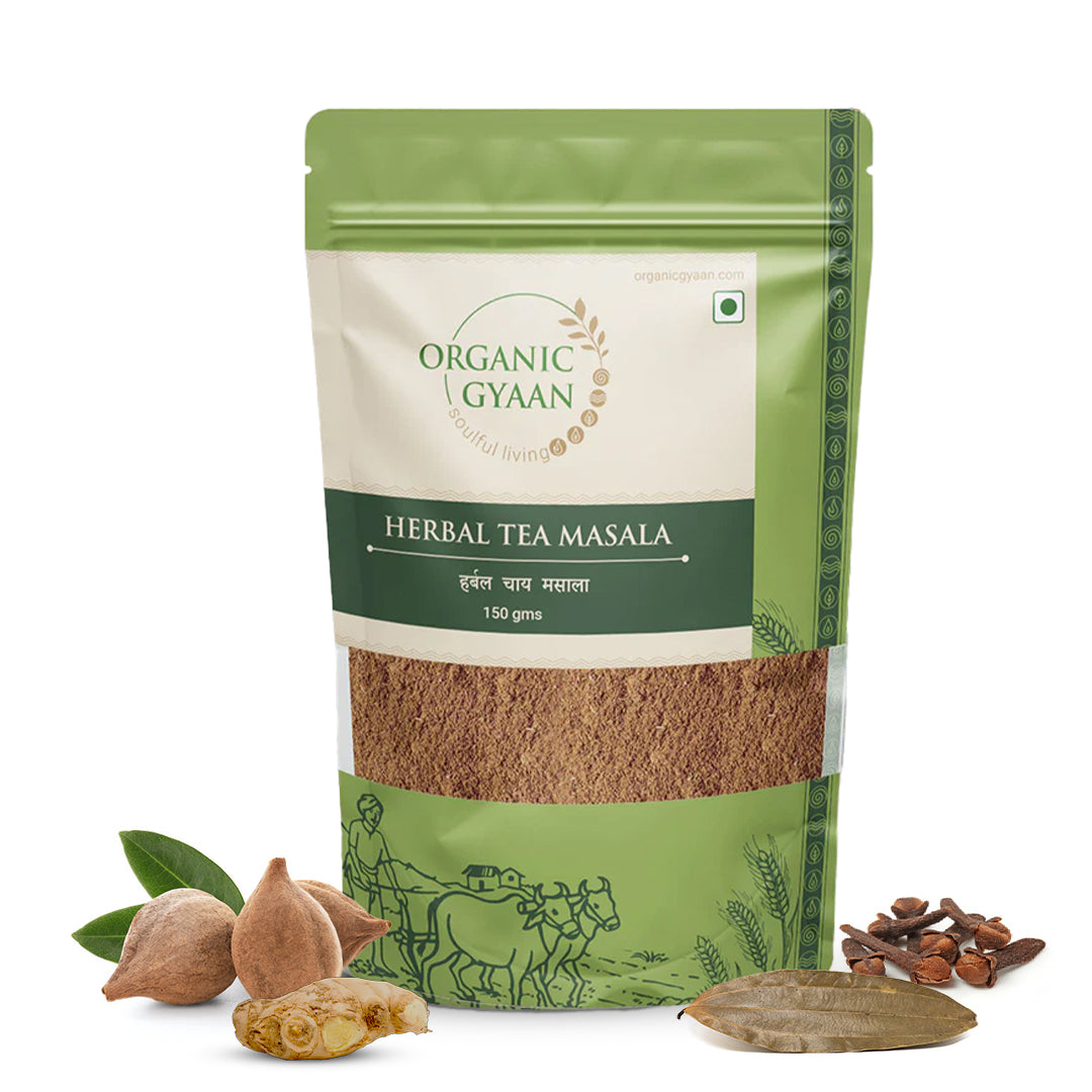 Buy Herbal Tea Masala Online, Caffeine-Free – Organic Gyaan