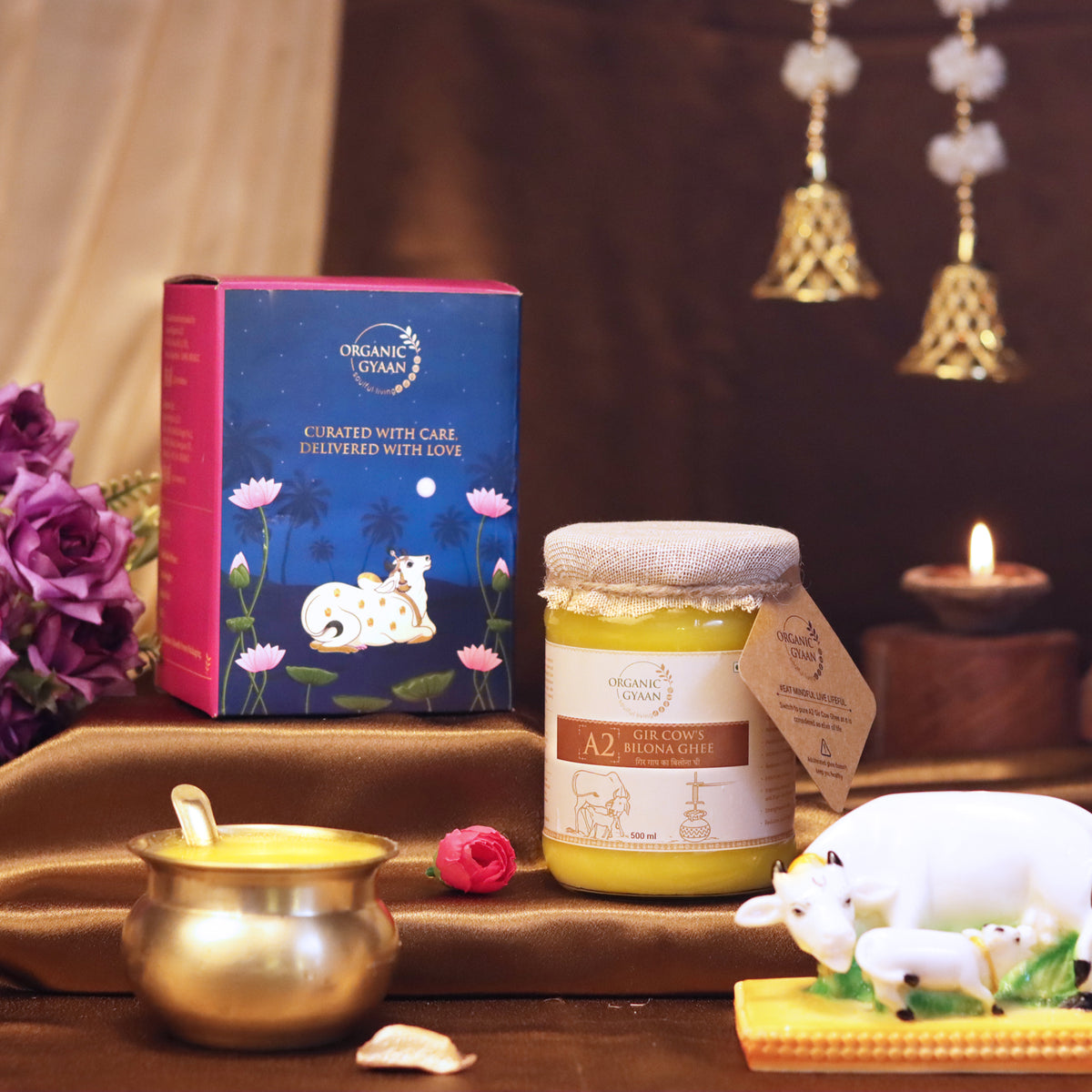 Pure A2 Desi Ghee Gift Box – Taste of Tradition & Health – Organic Gyaan