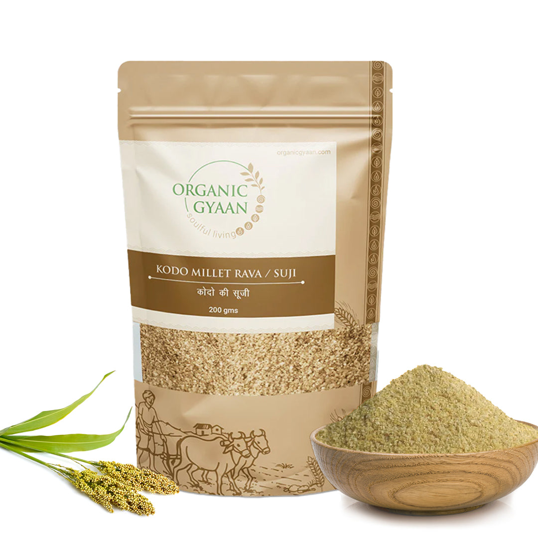 Buy Kodo Millet Rava - Nutrient-Rich | Organic Gyaan