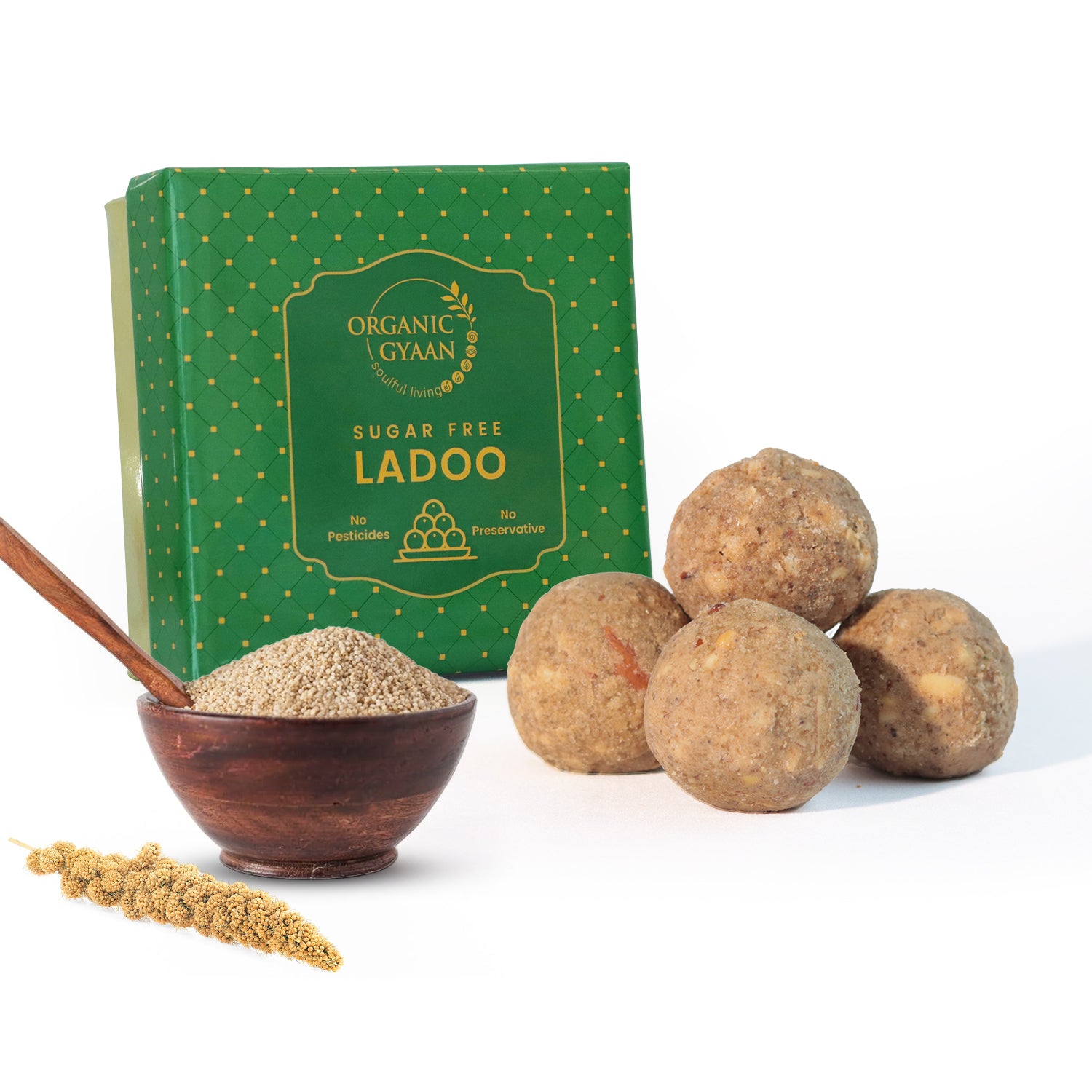 Little Millet Ladoo | Healthy Samai Laddu for Sweet Cravings – Organic ...