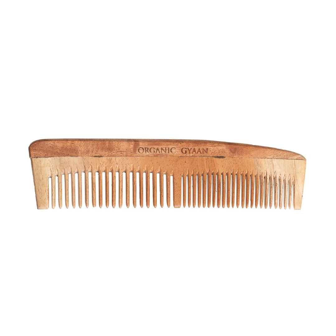 Neem Wooden Comb – Haircare Essential – Organic Gyaan