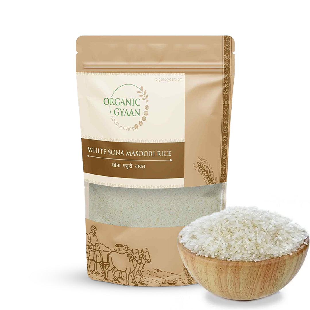 Buy Sona Masoori White Rice - Best Quality – Organic Gyaan