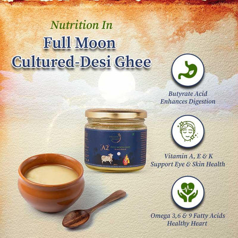 Buy Full Moon Ghee Online | Cultured Desi Ghee – Organic Gyaan