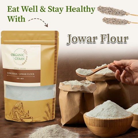 Buy Jowar Flour – Nutritious & Gluten-Free Flour – Organic Gyaan